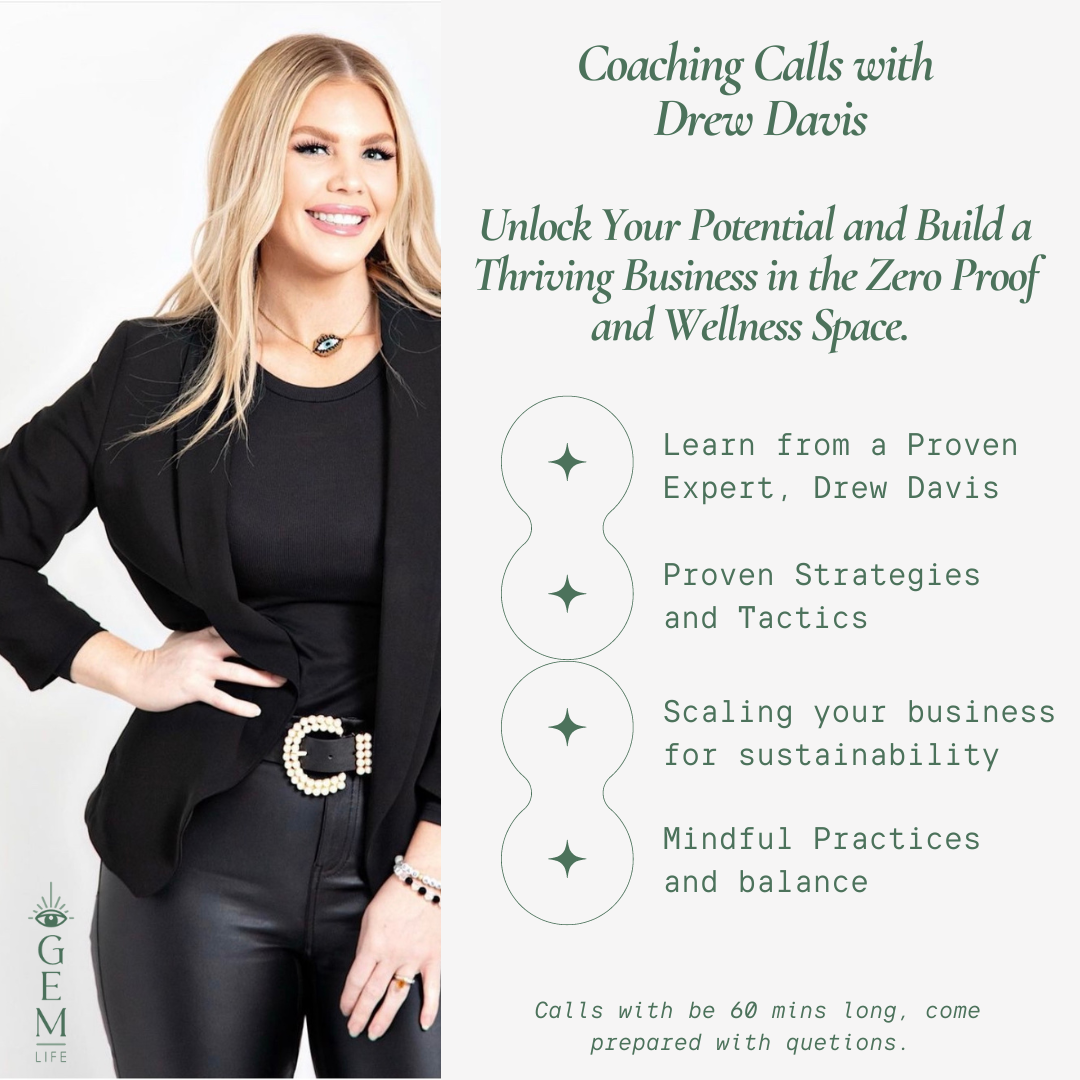 70 min Coaching Call with Founder, Drew Davis – gem life collective